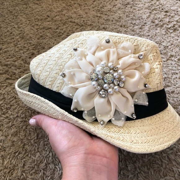 Accessories | Flower Fedora | Poshmark